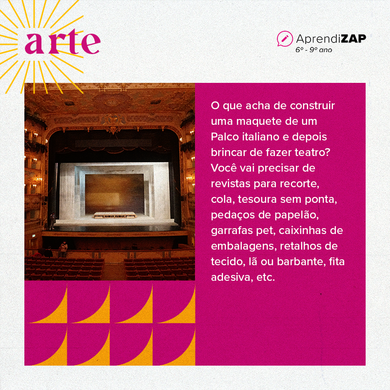 O palco italiano | AprendiZAP