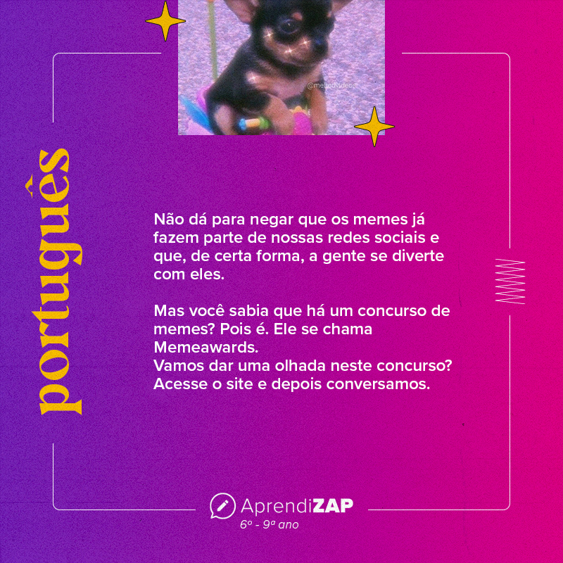 Os memes e suas características | AprendiZAP