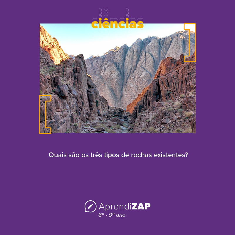 Tipos de rochas | AprendiZAP